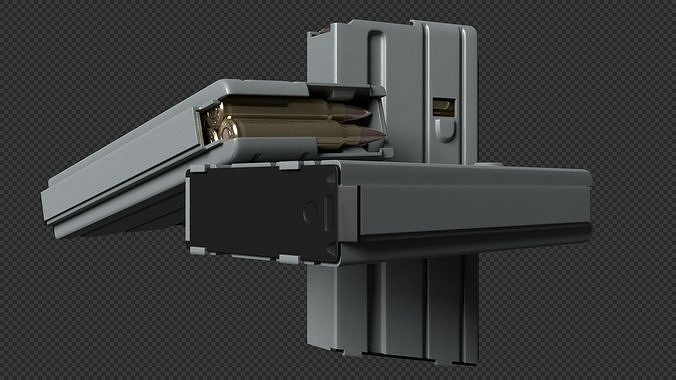 3D model AR-15 Stanag Magazine 20rnd VR / AR / low-poly | CGTrader