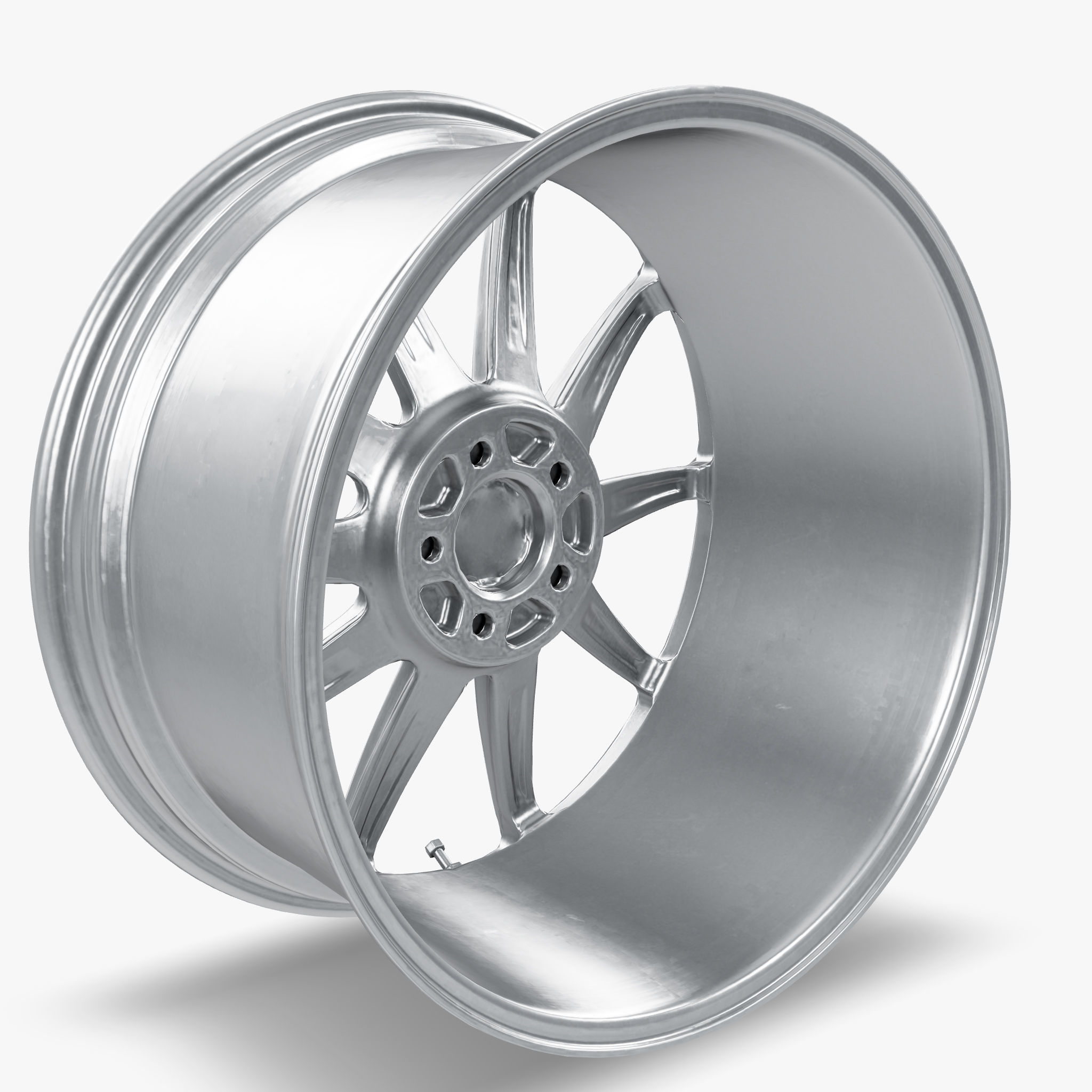 Niche Essen Wheel Offset Silver With Machined Face 3D model | CGTrader