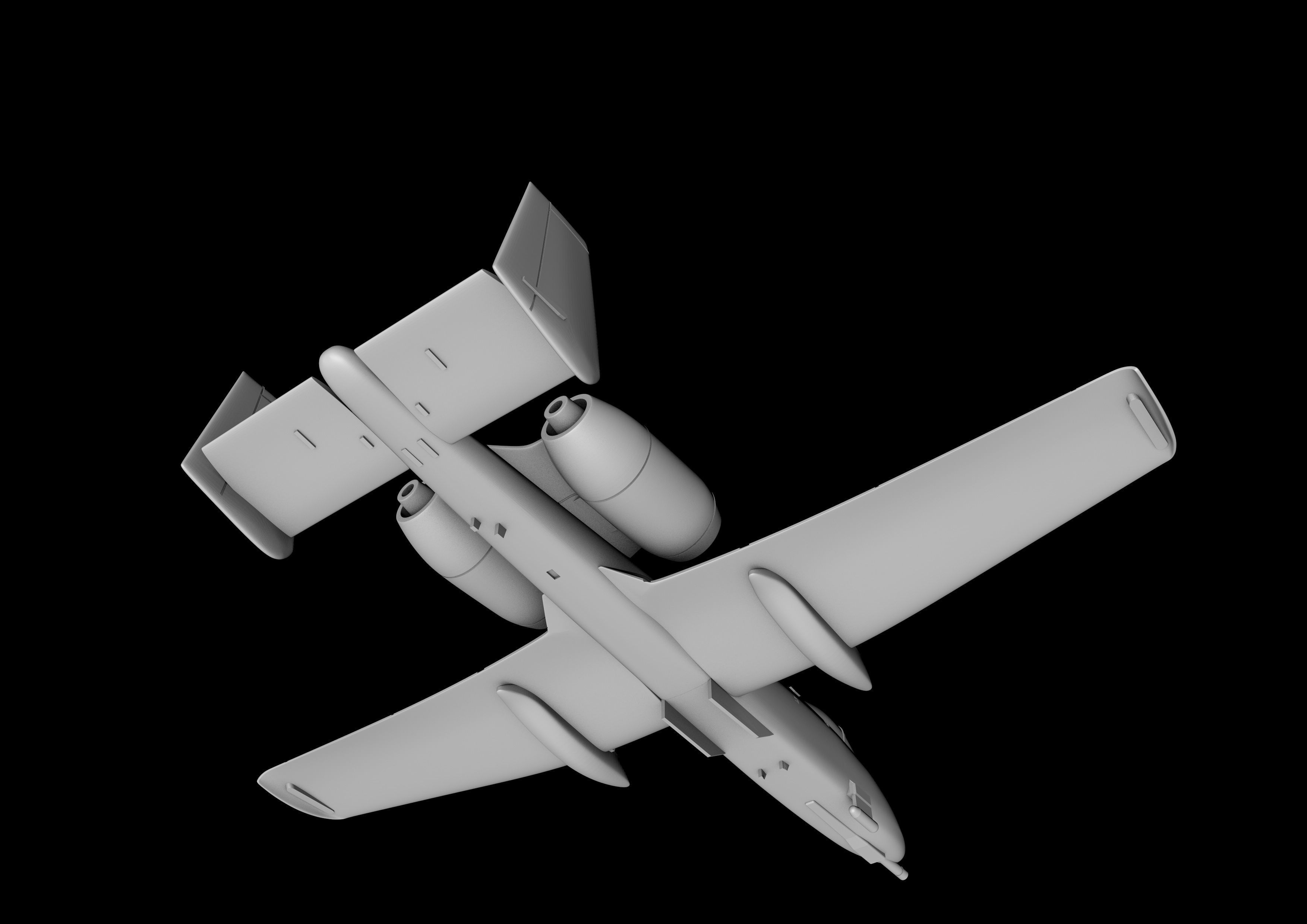 A10-A THUNDERBOLT-II Scale 1-72 Ready to Print STL FILES 3D model 3D ...