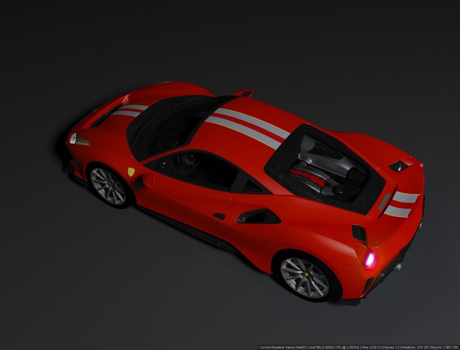 Ferrari 488 3D model | CGTrader