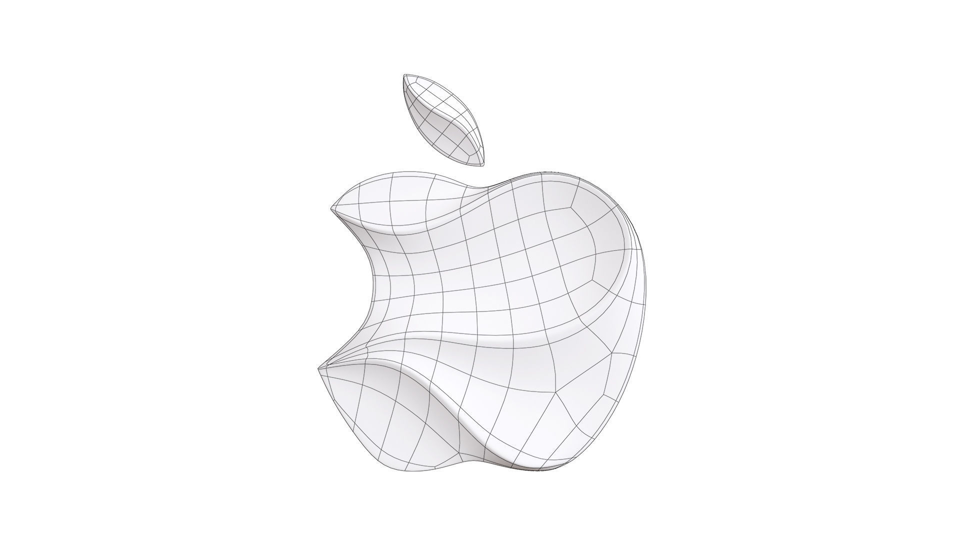 Apple logo 3D model | CGTrader