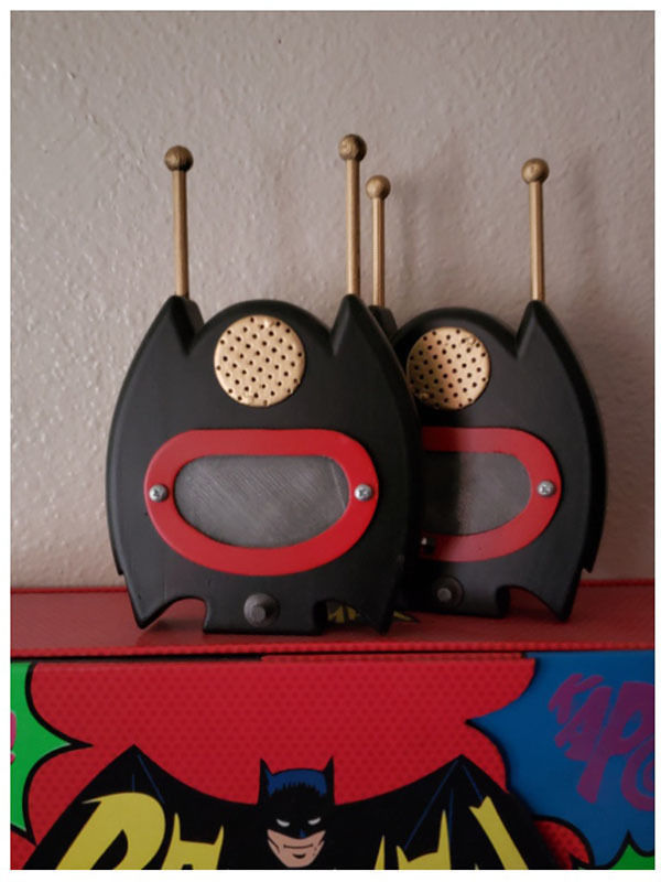 Bat Radio 1966 3D model 3D printable | CGTrader