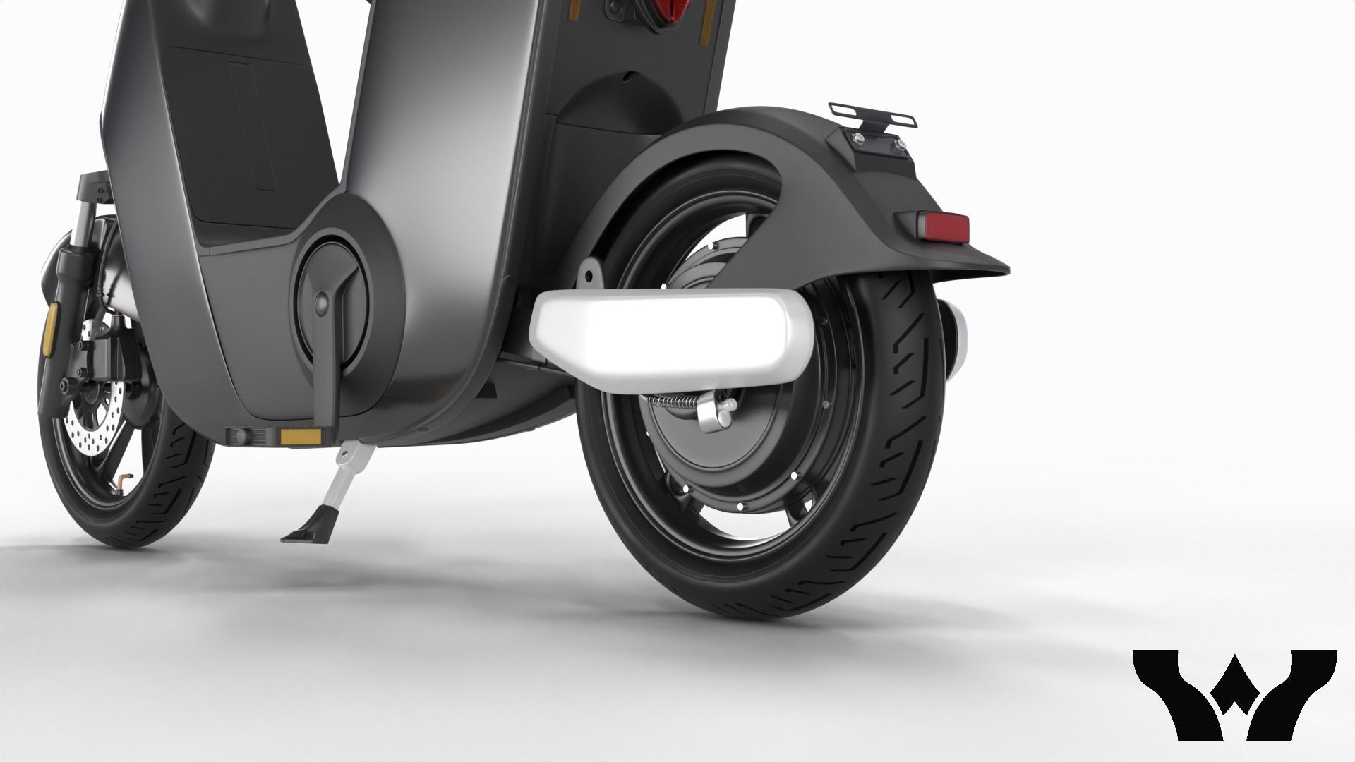 Scooter Yadea v7 3d model 3D model rigged | CGTrader