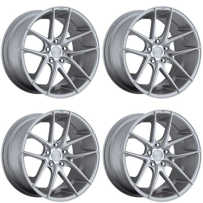 Niche Targa Wheel Offset Silver With Machined Face 3D model | CGTrader
