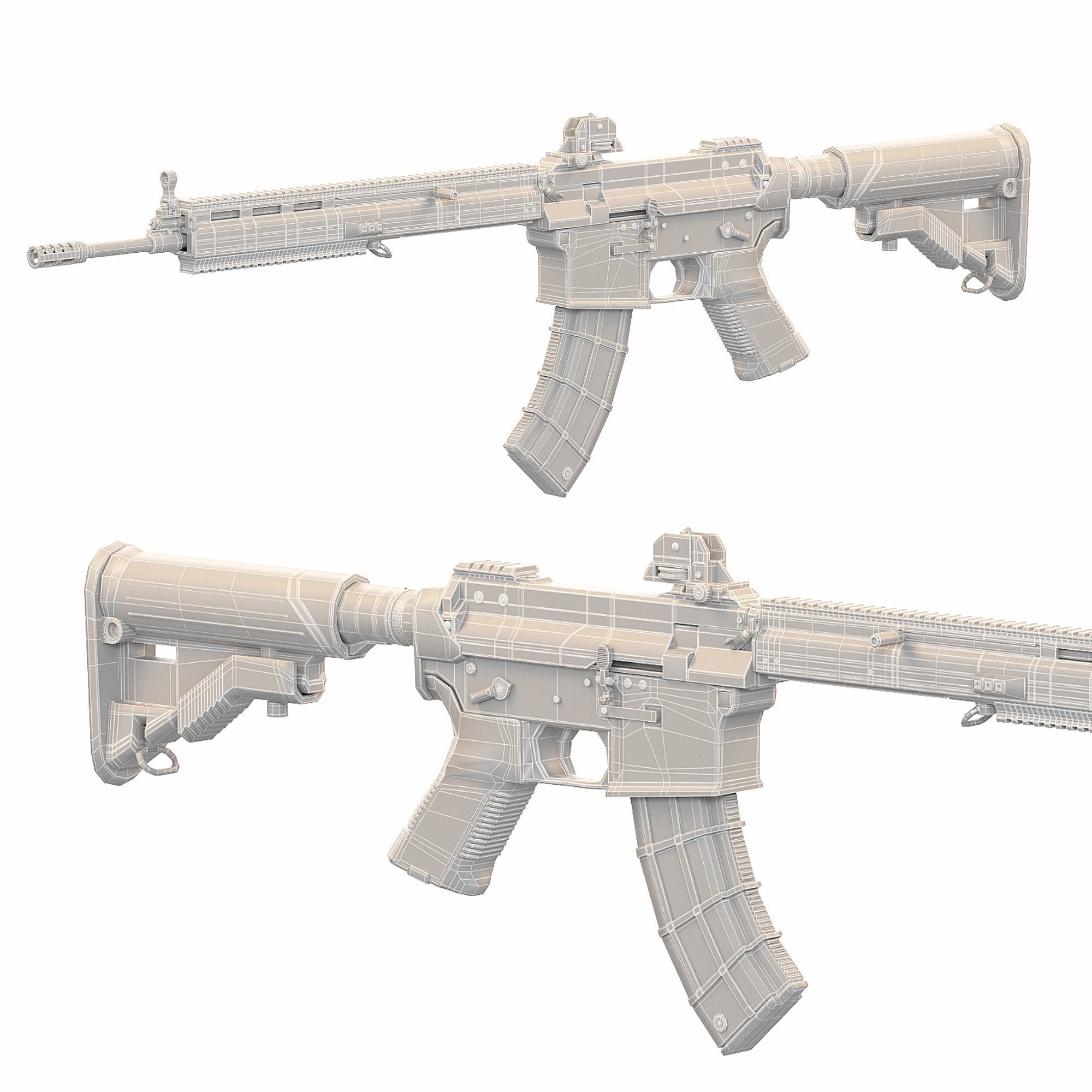 M416 Weapon 3D model | CGTrader