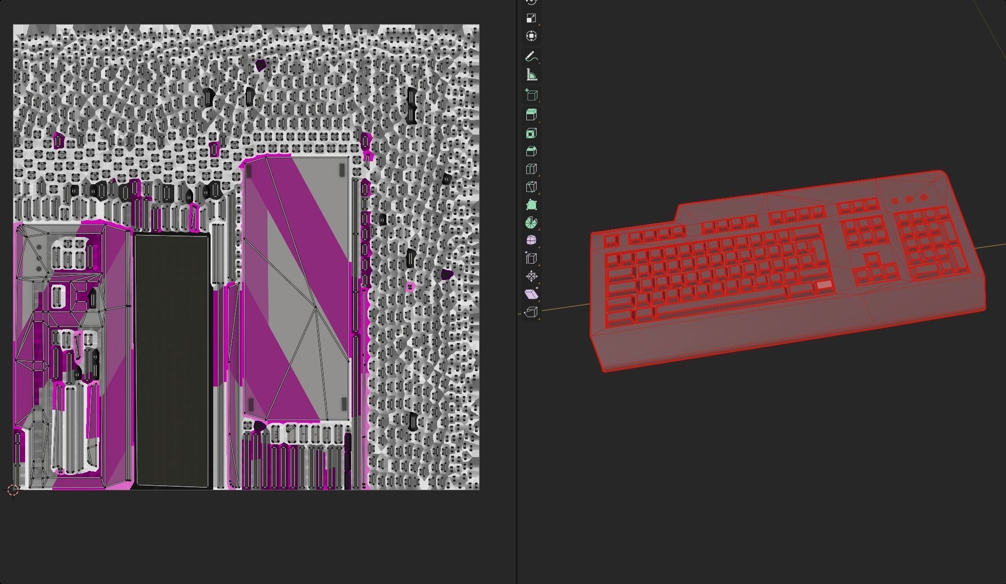 3D model Girl streamer gaming keyboard pink style rgb gamer pink ...