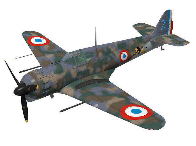 bloch MB152 3D model | CGTrader
