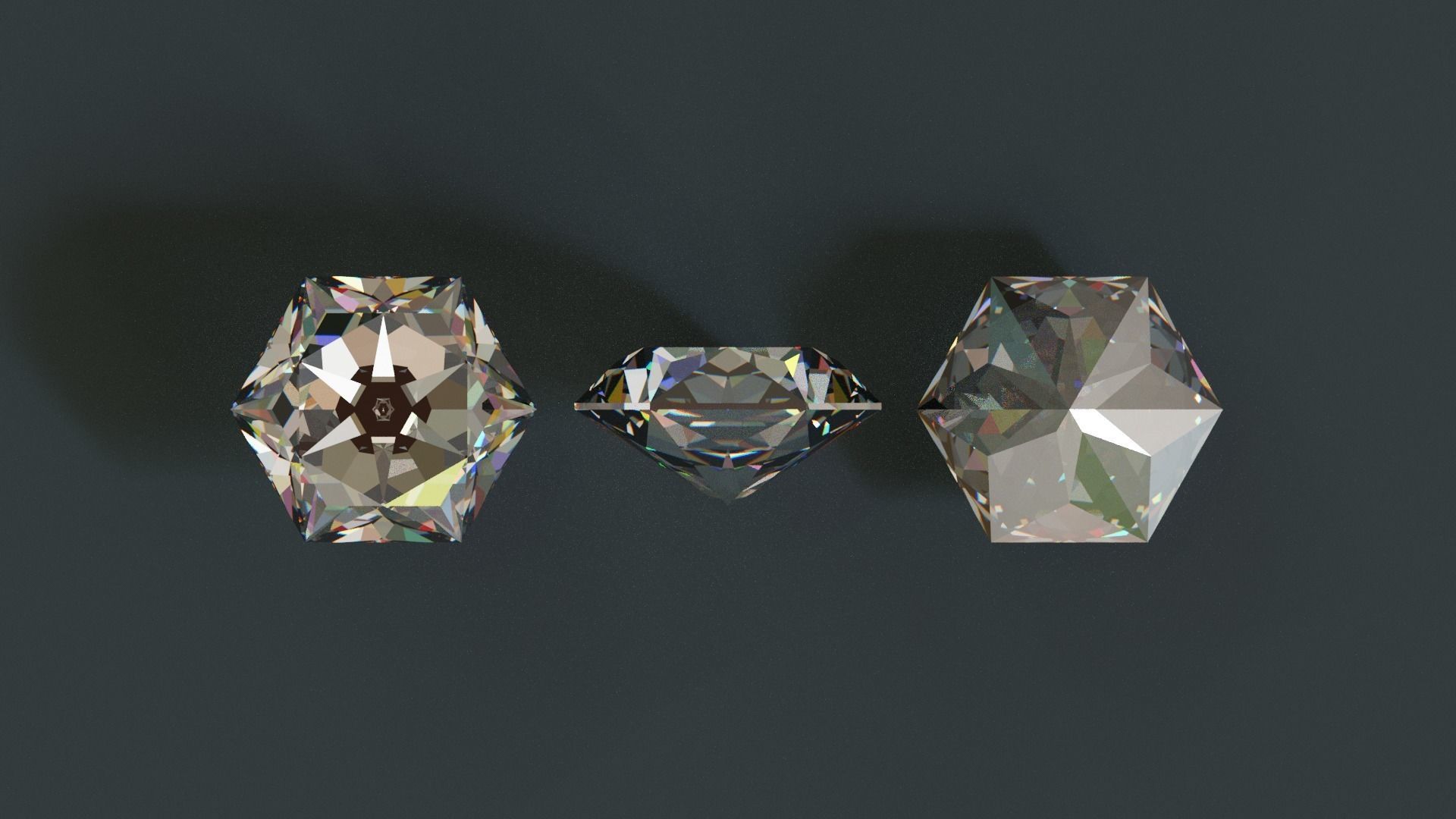 3D model Diamonds VR / AR / low-poly | CGTrader