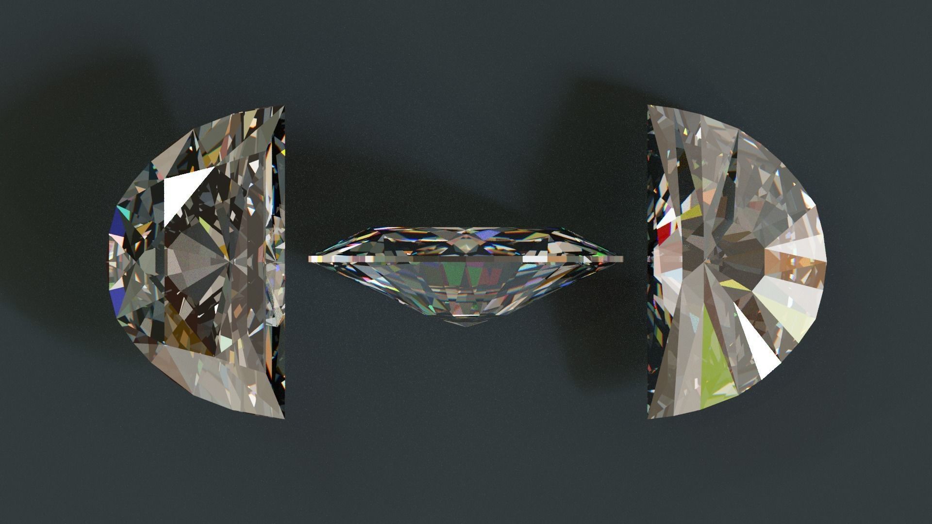 3D model Diamonds VR / AR / low-poly | CGTrader