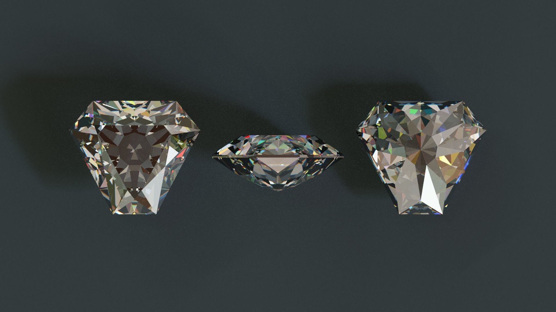 3D model Diamonds VR / AR / low-poly | CGTrader