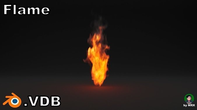 Flame vdb 3D model animated | CGTrader