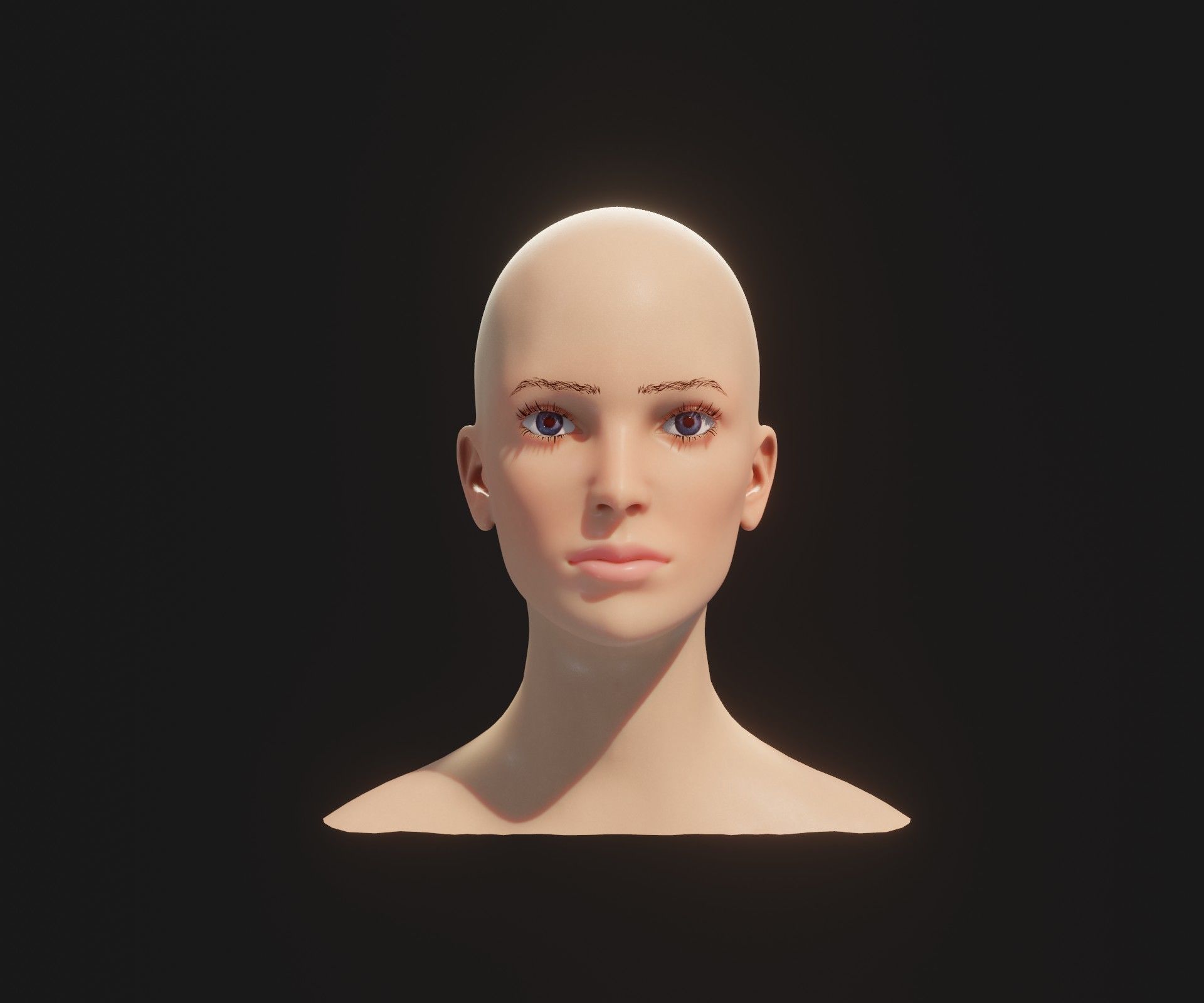 3D Model Collection Realistic Male Female Head 3D Model Animated Facial ...