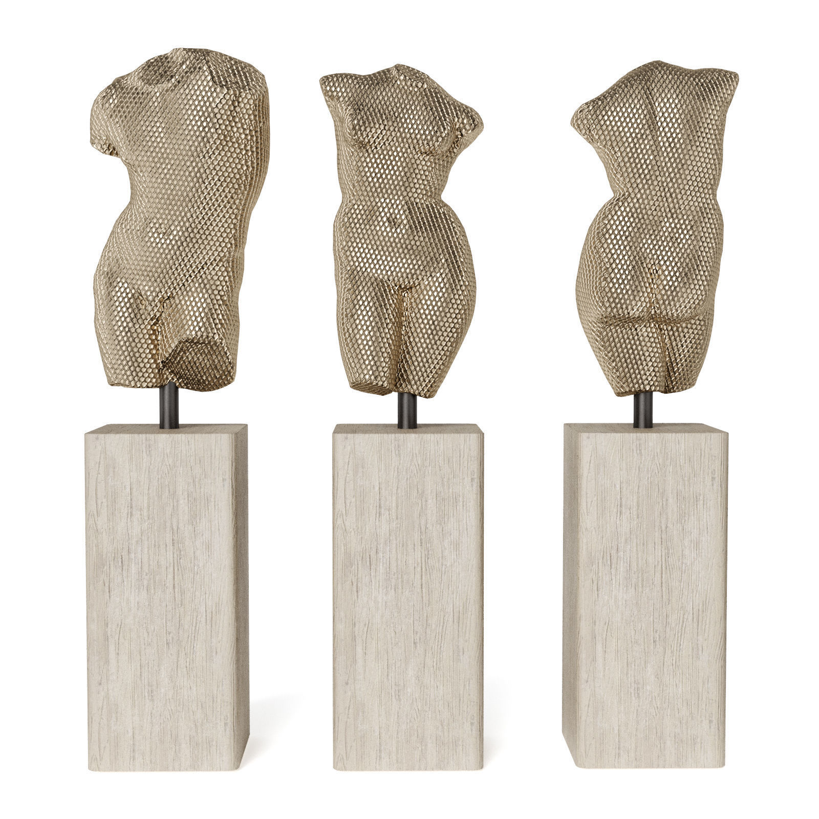 3D model Greek man and woman bust Modern VR / AR / low-poly | CGTrader
