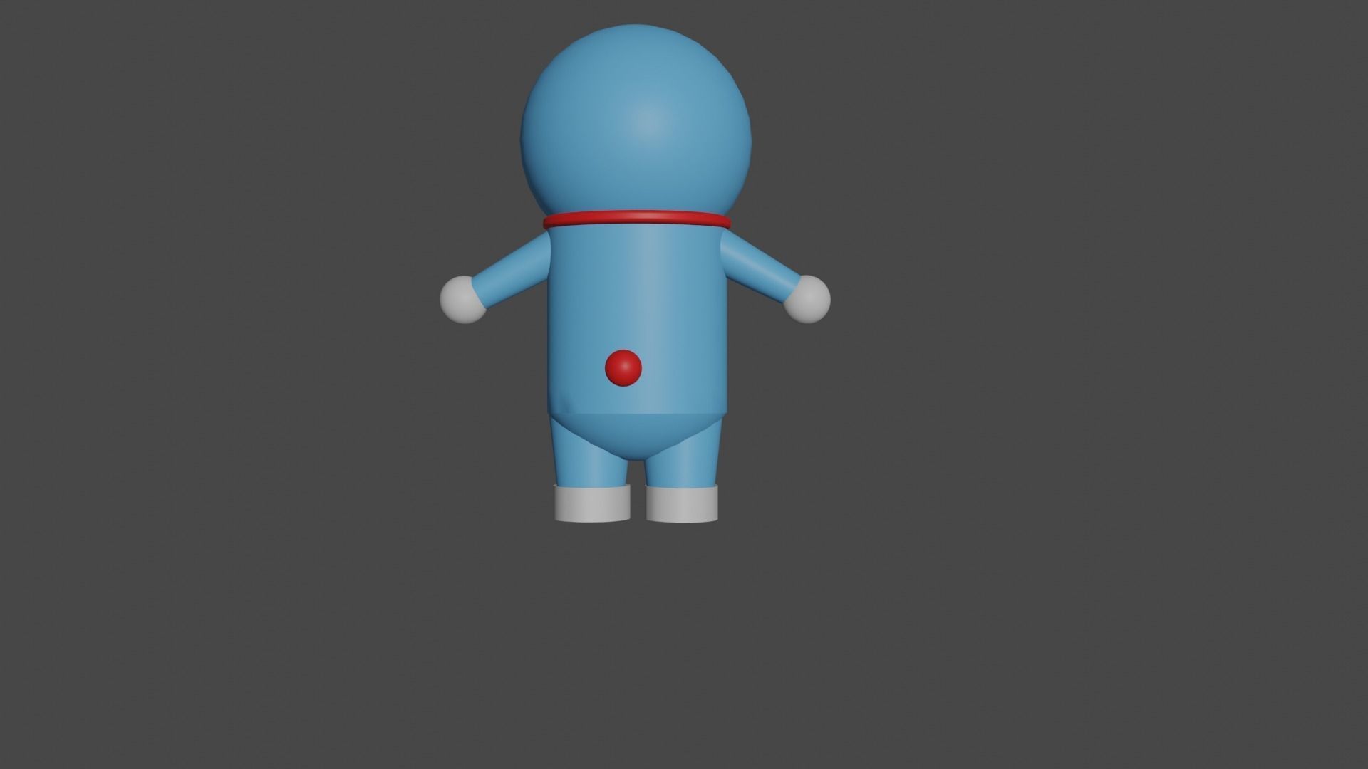 Doremon 3D model animated | CGTrader