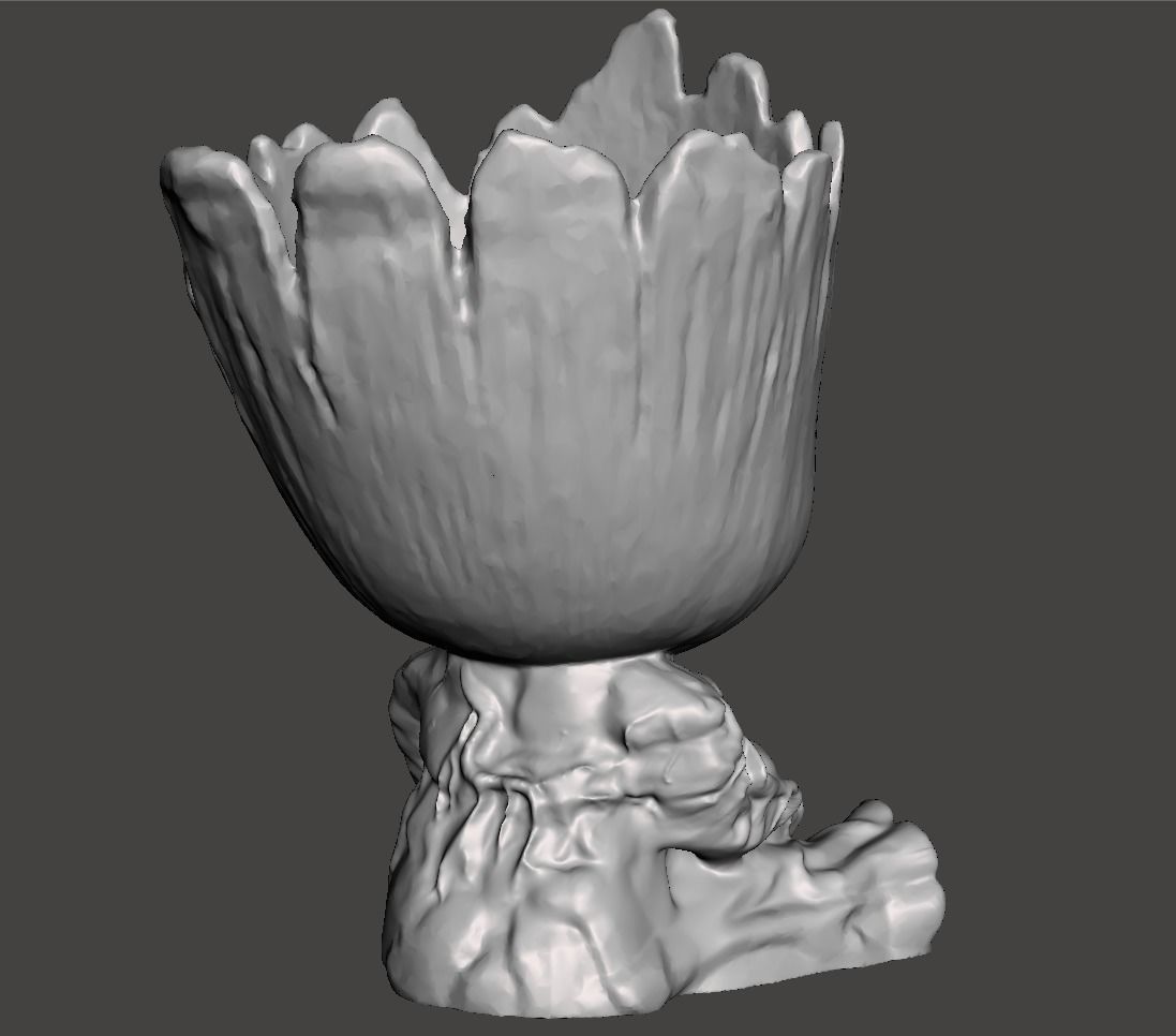 baby groot sitting 3D model 3D printable | CGTrader