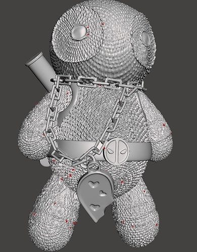 Deadpool cute small 3d model for 3d printing 3D model 3D printable ...