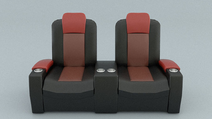 3D model laos Stalls cinema theater chairs VR / AR / low-poly | CGTrader
