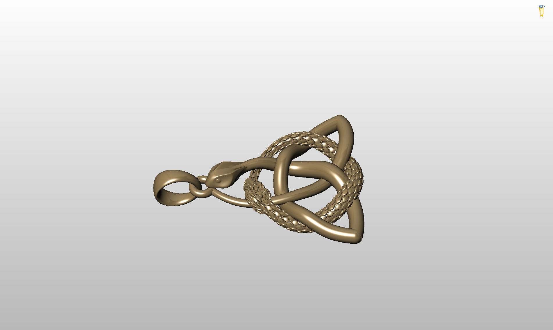 Trinity Knot Pendant Father and Son Celtic Knot 3D model 3D printable ...