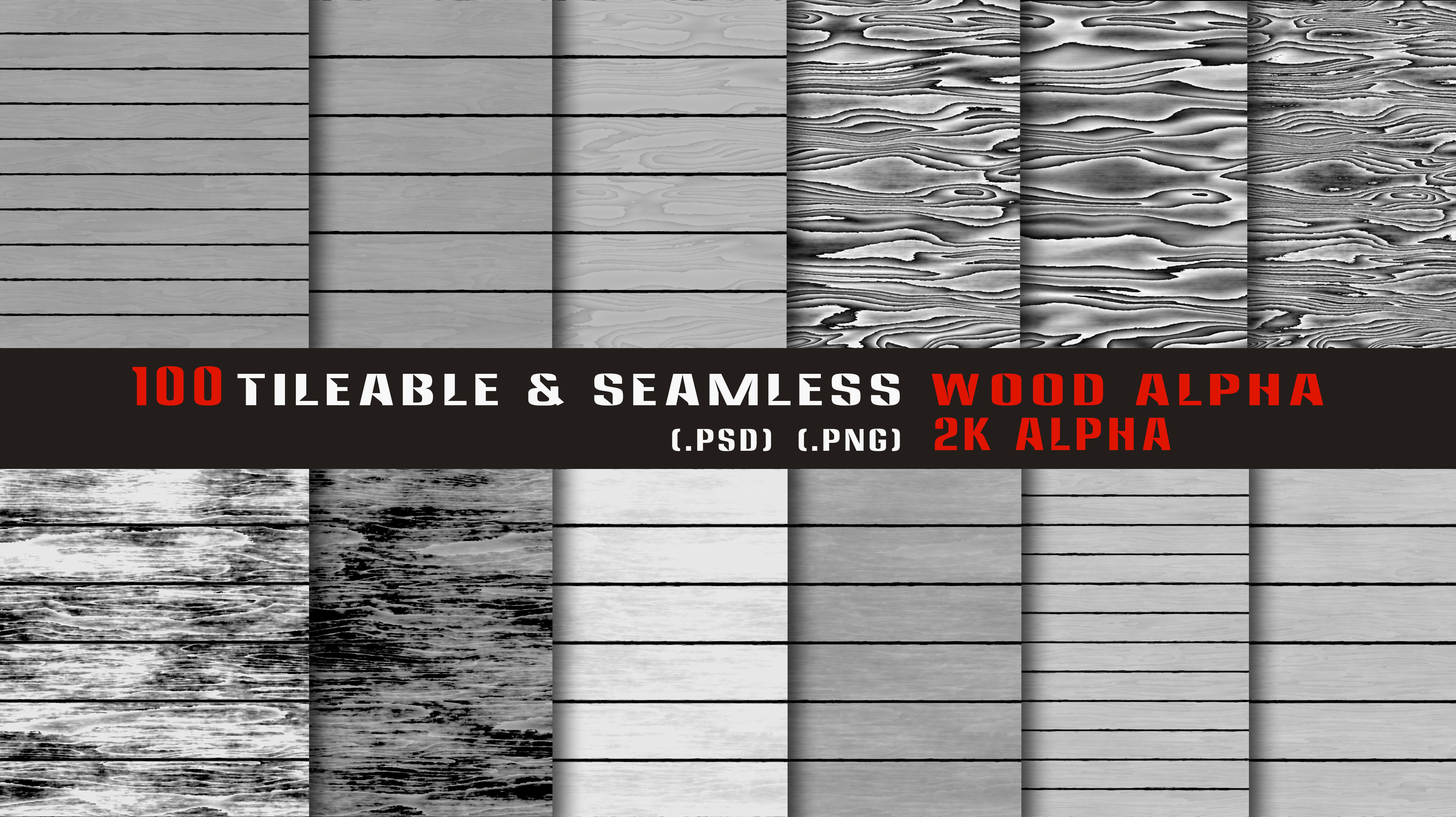 100 Tileable and Seamless Wood Alpha-Vol3 Texture | CGTrader