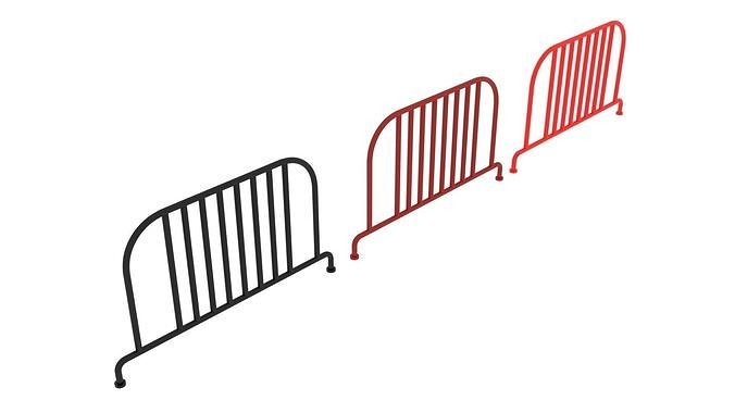 Lego Barrier Gates Set 3D model | CGTrader