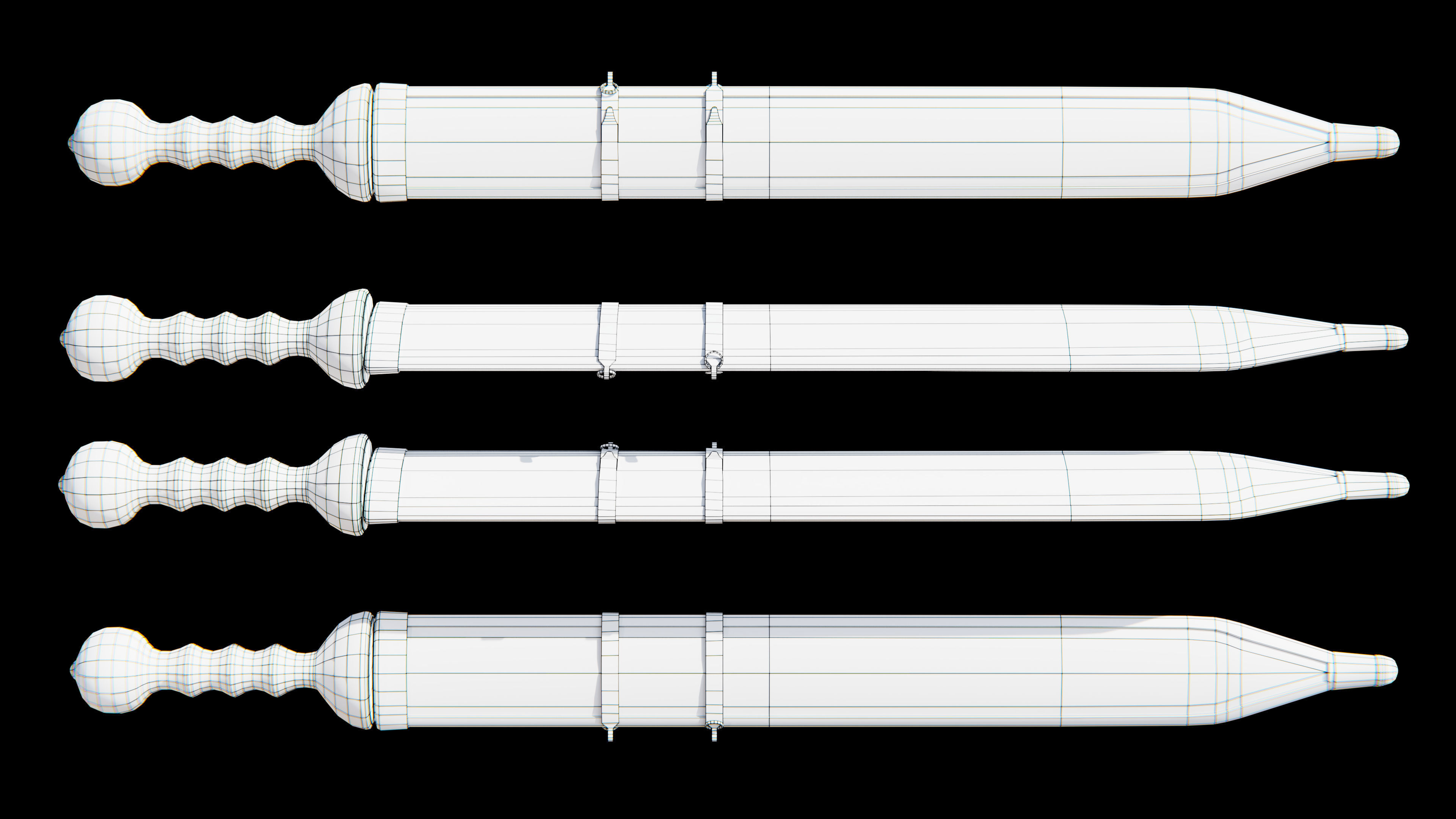 3D model Gladius Simple - Game Ready VR / AR / low-poly | CGTrader