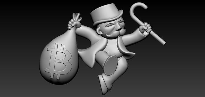 Monopoly Man 3D model 3D printable | CGTrader