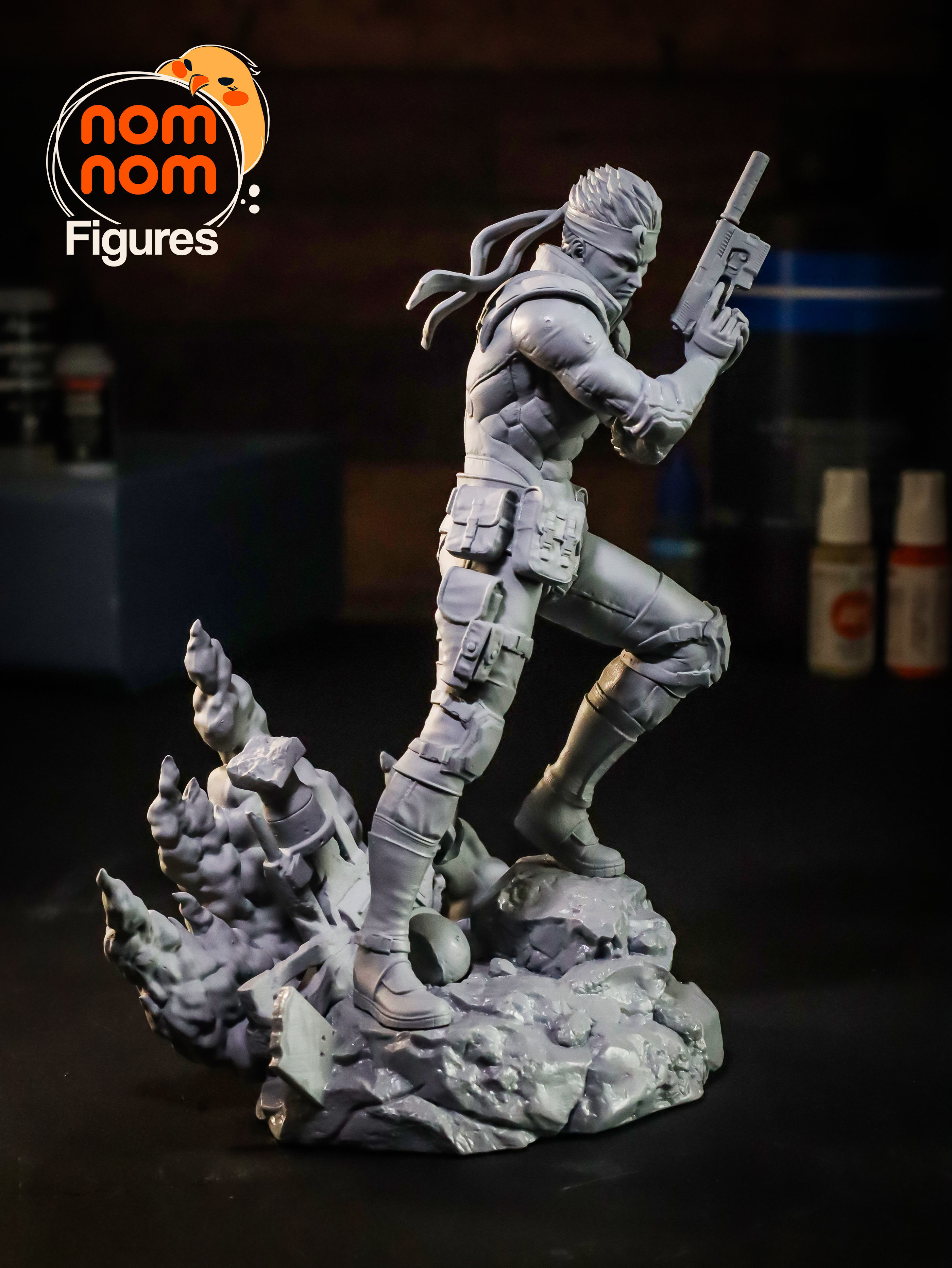 Solid Snake - Metal Gear Solid 3D model 3D printable | CGTrader