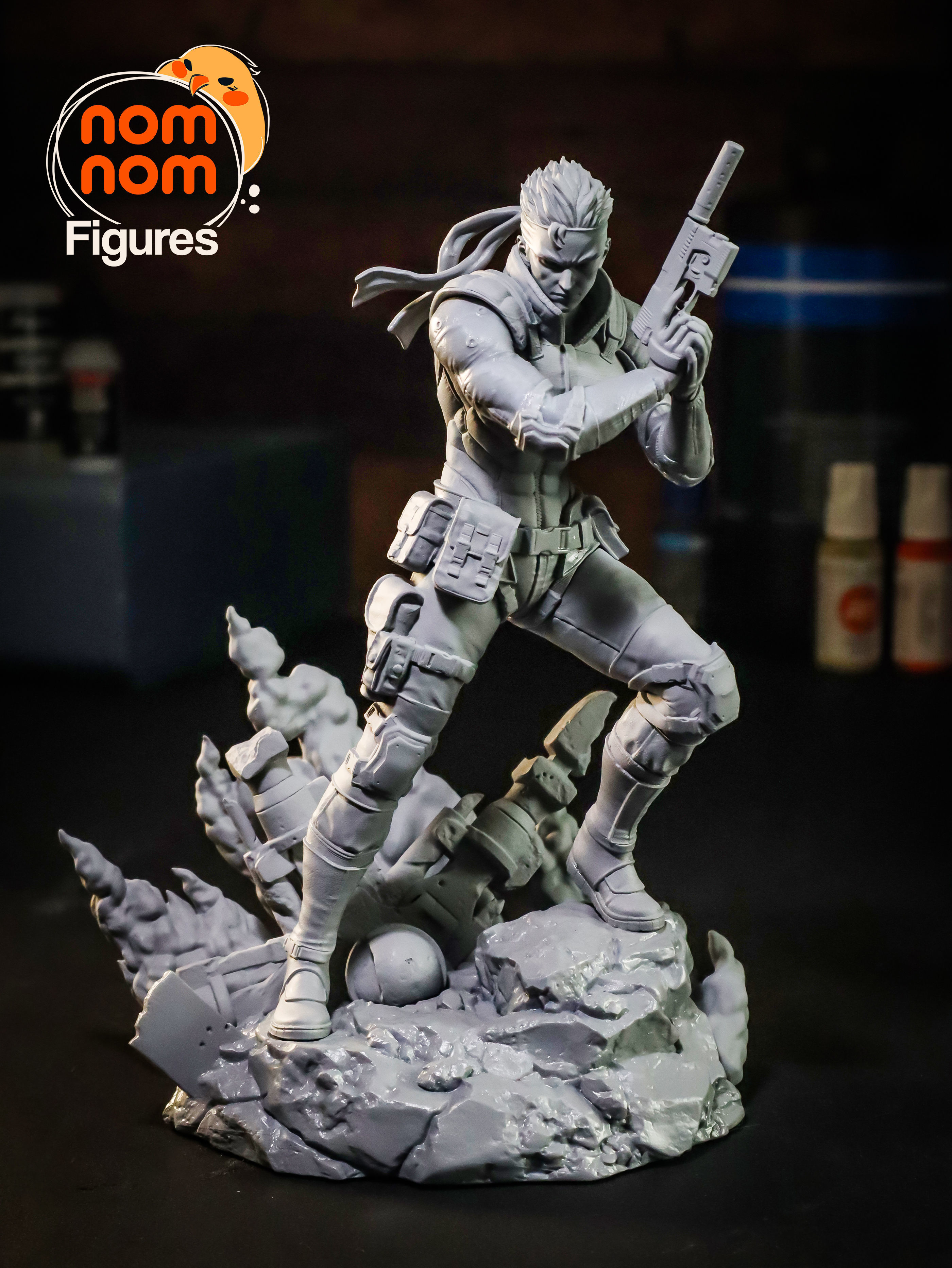 Solid Snake - Metal Gear Solid 3D model 3D printable | CGTrader