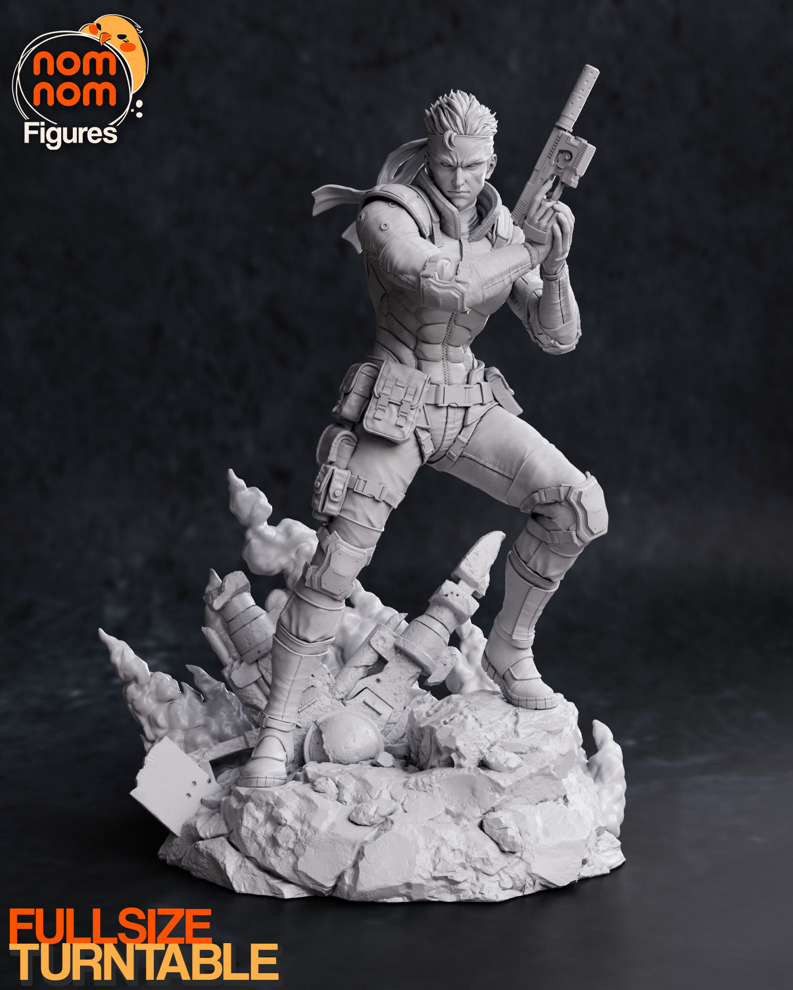 Solid Snake - Metal Gear Solid 3D model 3D printable | CGTrader