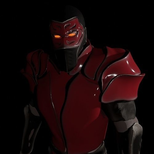 Cyber ancient character 2 free VR / AR / low-poly 3D model rigged ...