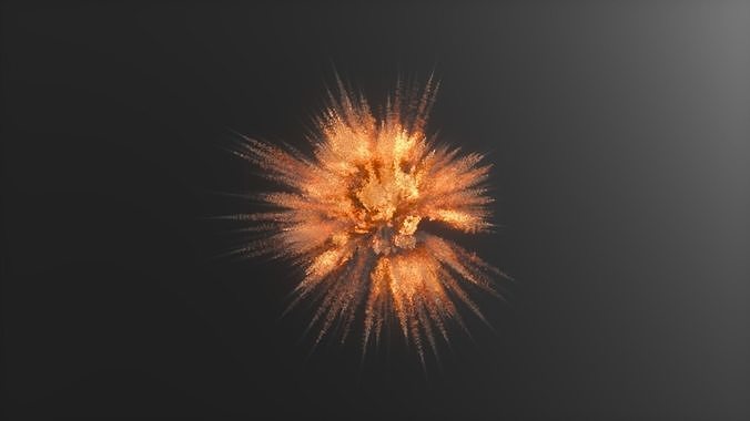 High Resolution Flak Midair Explosion 3D model | CGTrader