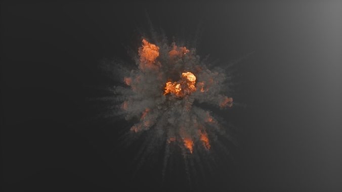 High Resolution Flak Midair Explosion 3D model | CGTrader