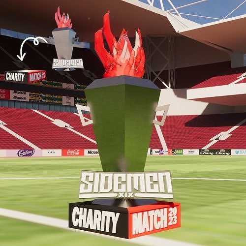 SIDEMEN CHARITY MATCH TROPHY 3D model | CGTrader