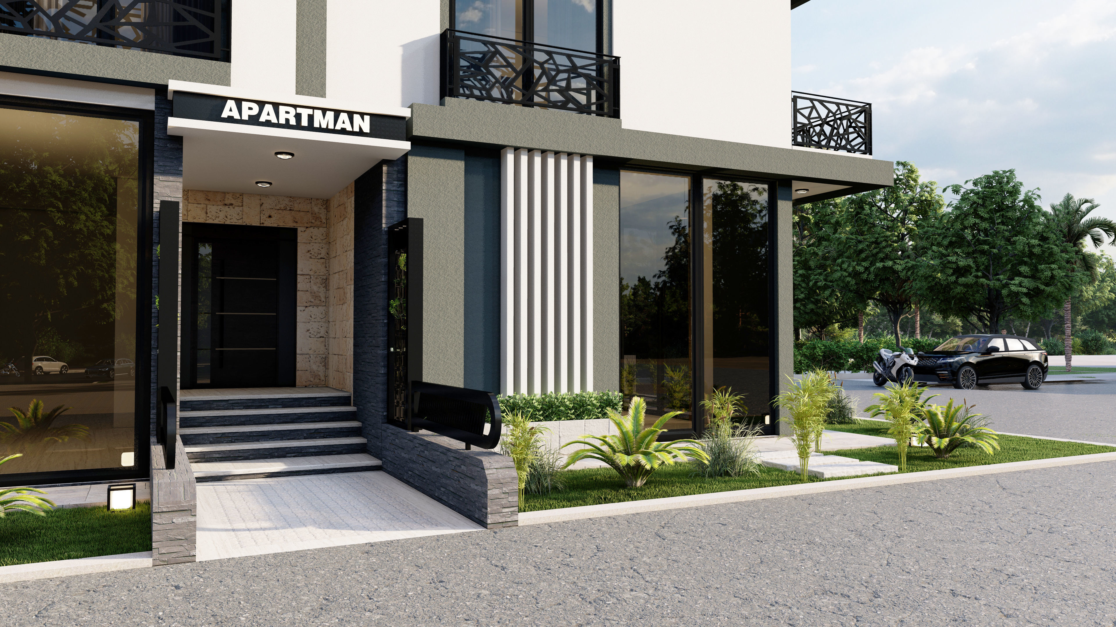 modern apartment model sketchup code 12 3D model | CGTrader