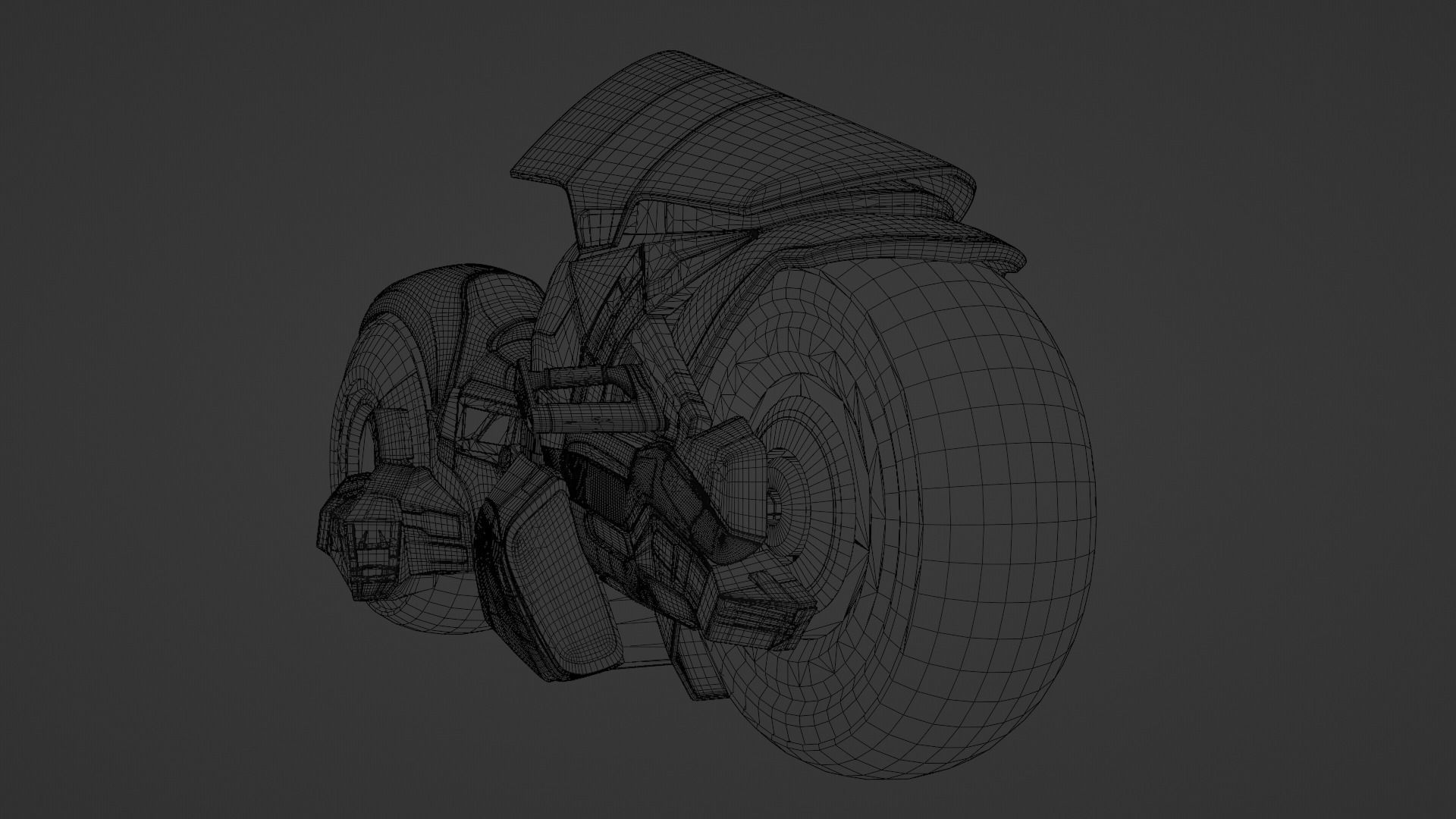 Sci-Fi Future Motorbike 3D model | CGTrader