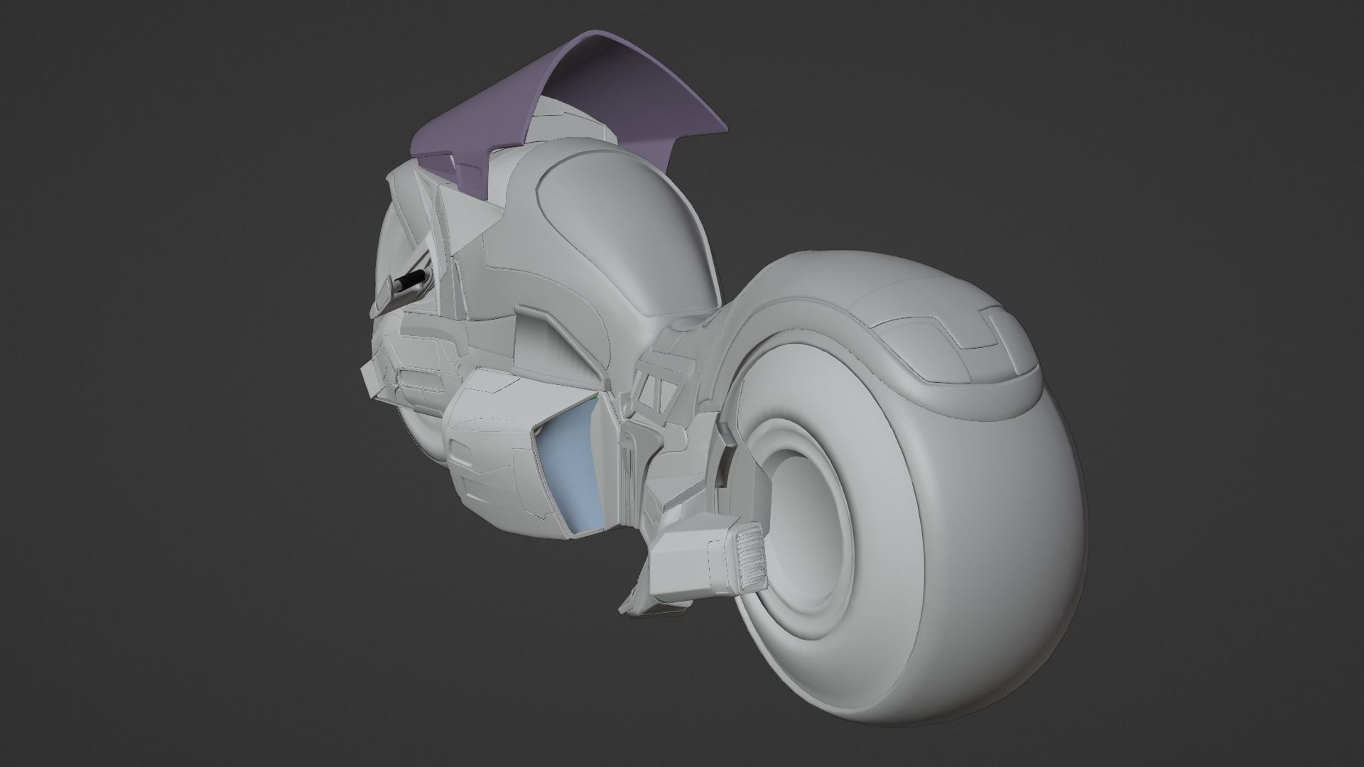 Sci-Fi Future Motorbike 3D model | CGTrader