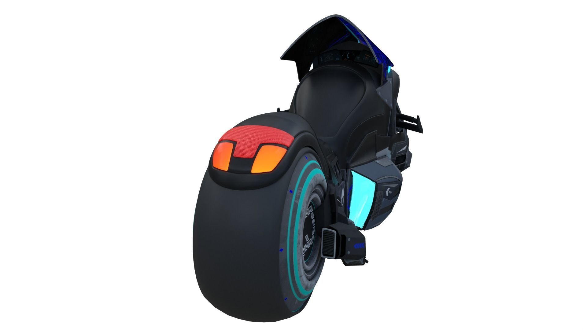 Sci-Fi Future Motorbike 3D model | CGTrader