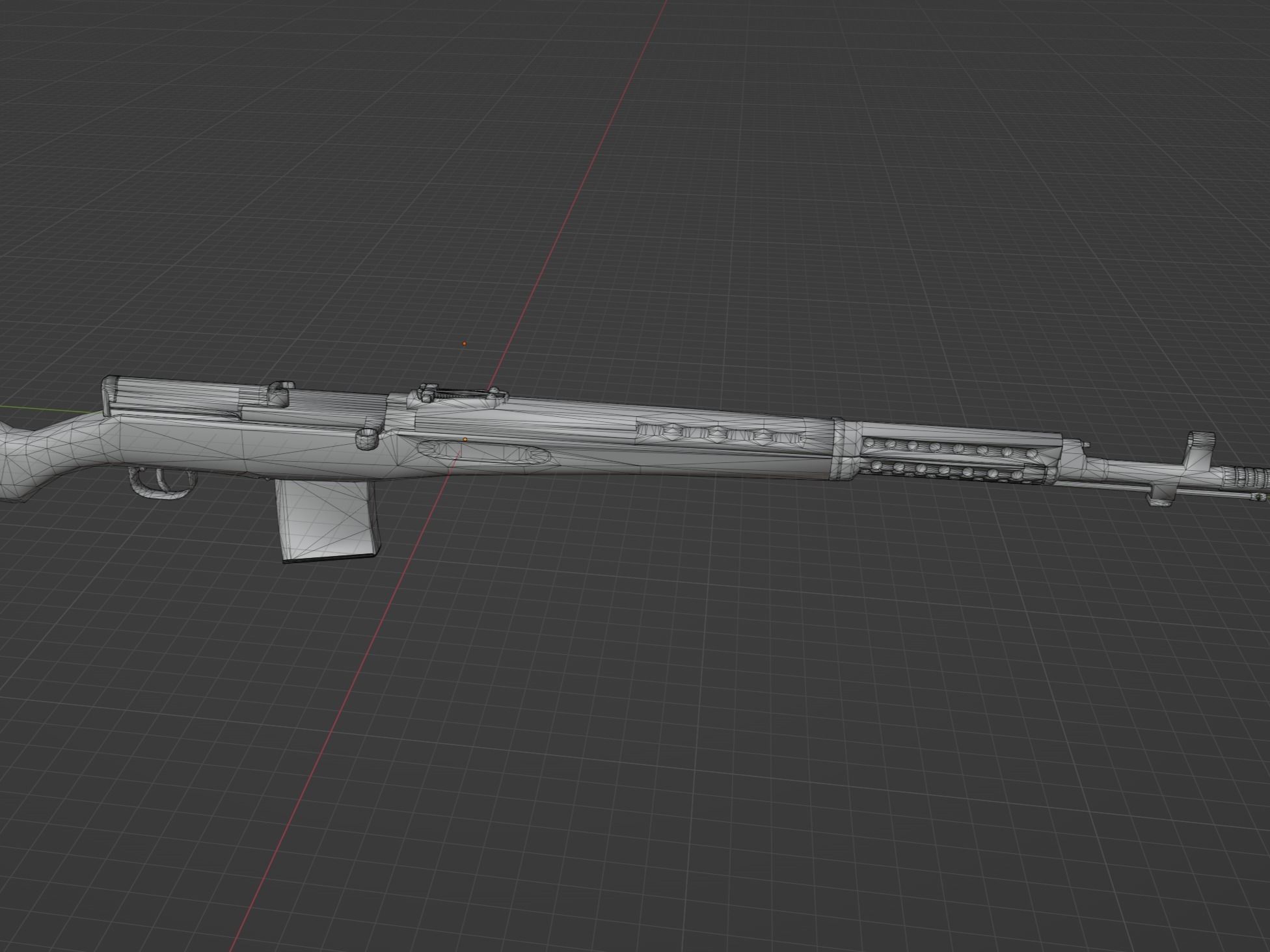 3D model SVT 40 rifle VR / AR / low-poly | CGTrader