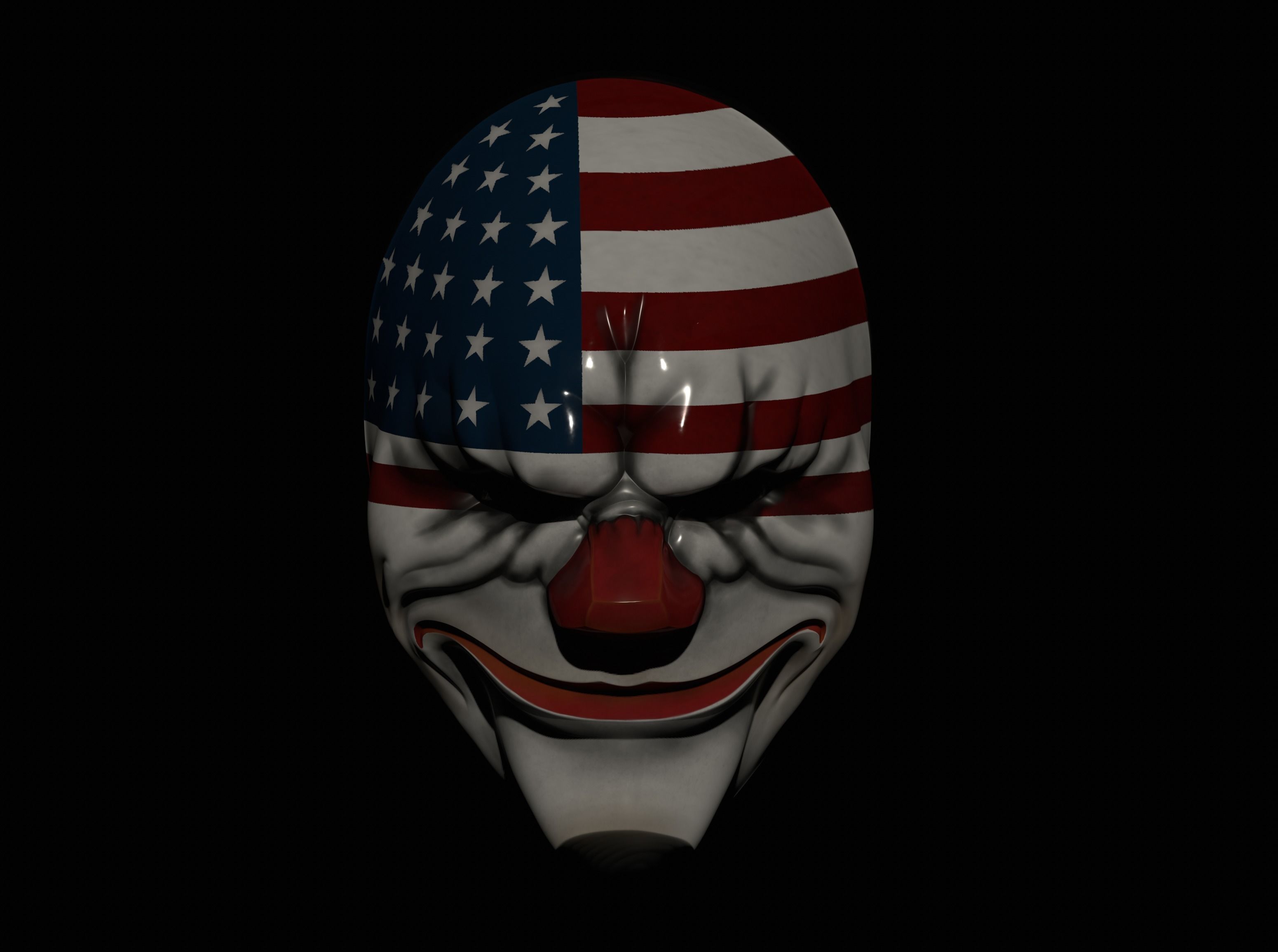 Dallas mask from Payday 3D model | CGTrader