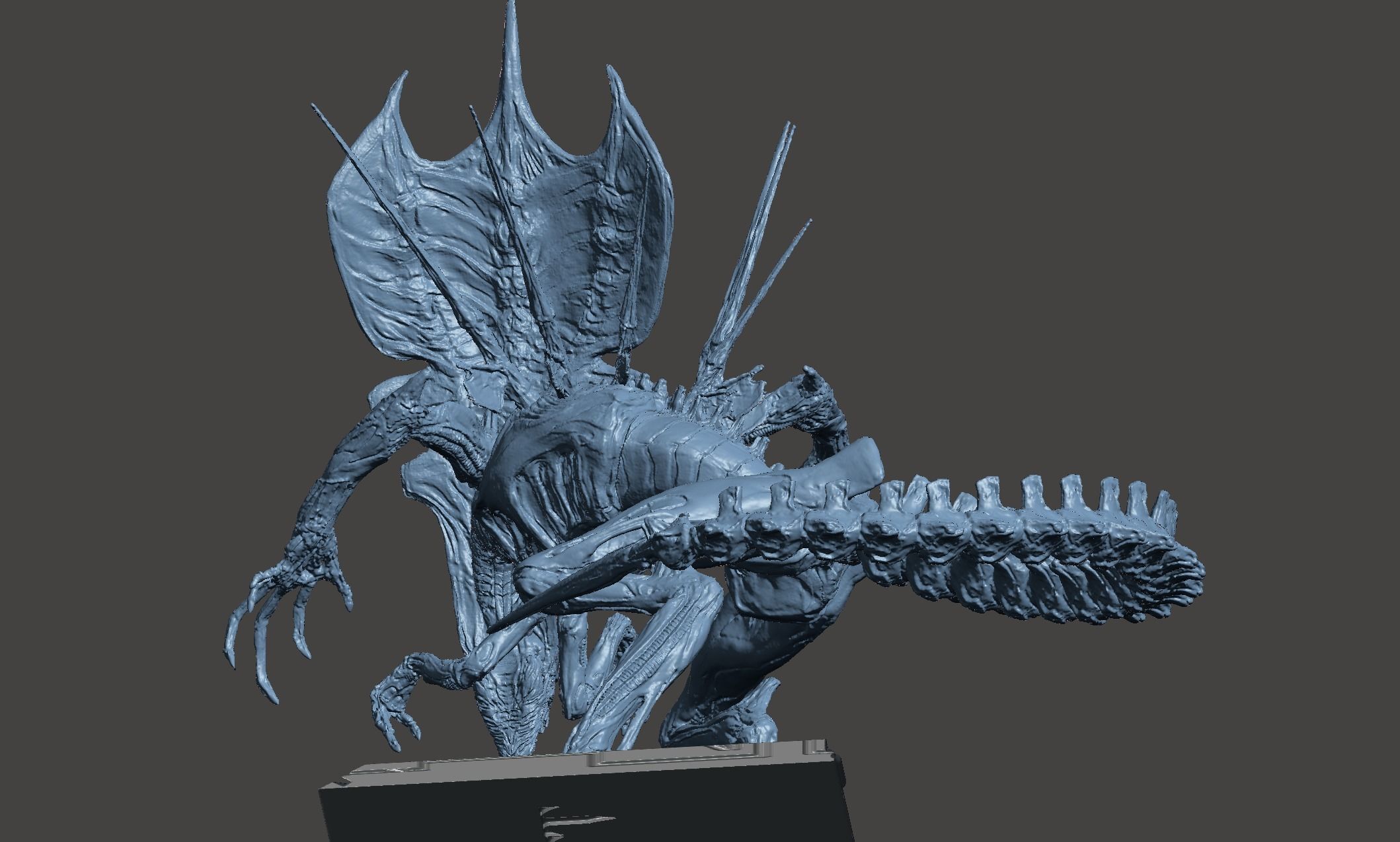 ALIENS ALIEN QUEEN XENOMORPH - ICONIC STOWAWAY EXTREME DETAIL 3D model 3D printable | CGTrader