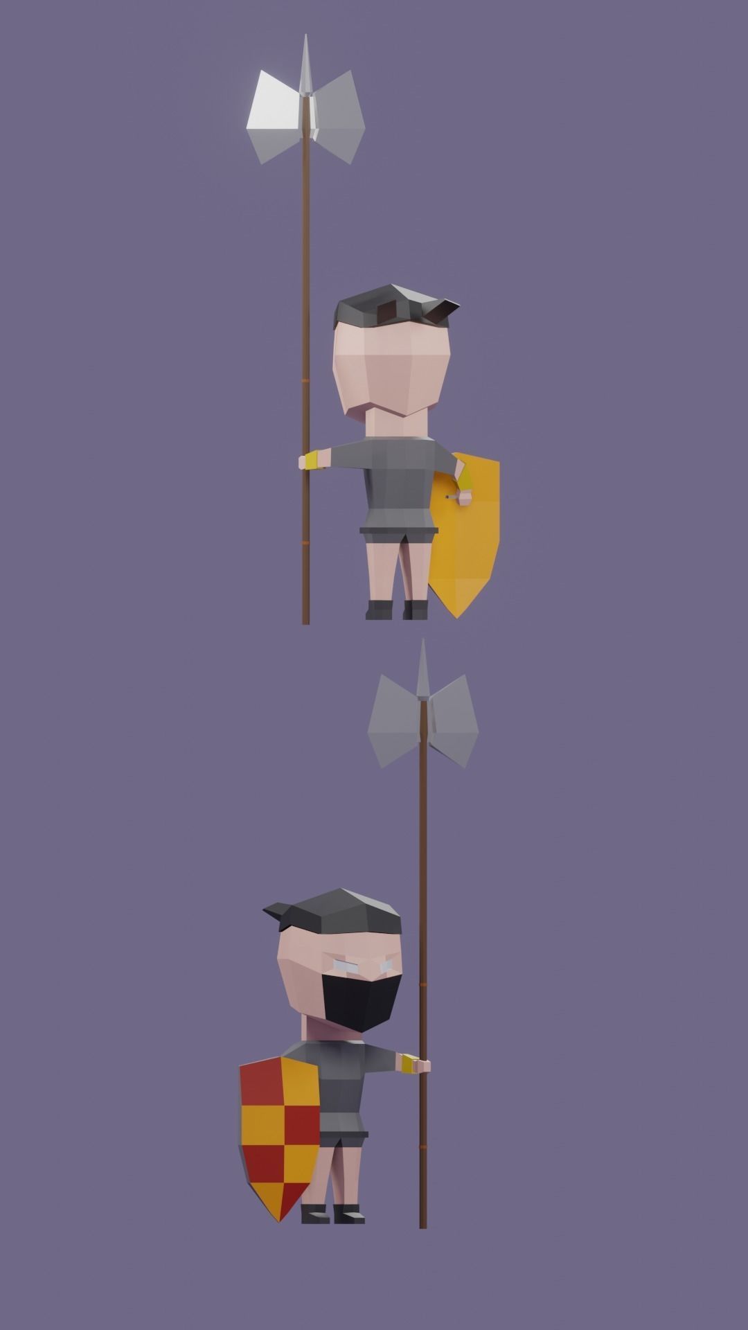 3D model Low Poly Soldiers VR / AR / low-poly | CGTrader