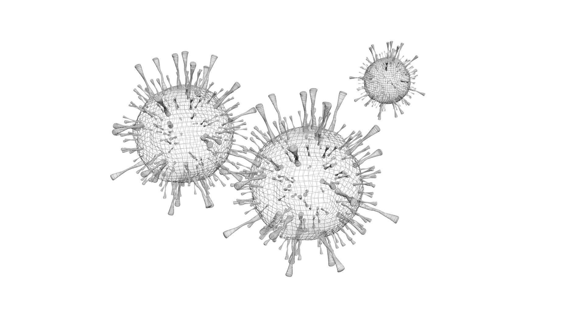 Viruses 3D model | CGTrader