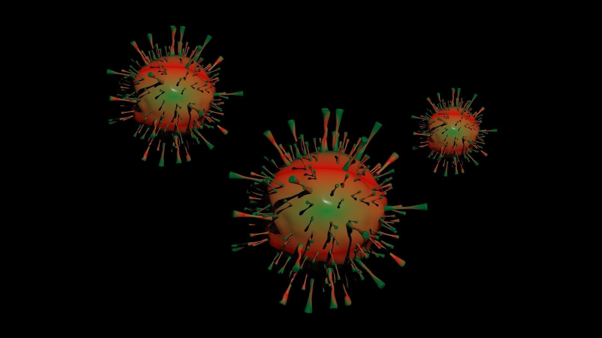 Viruses 3D model | CGTrader