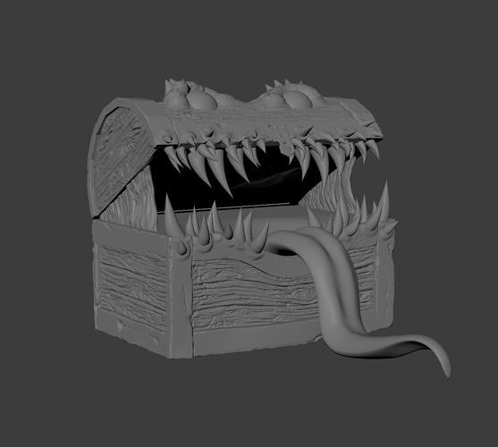 Mimic Miniature - 3D Downloadable Model for Tabletop Gaming 3D model 3D ...