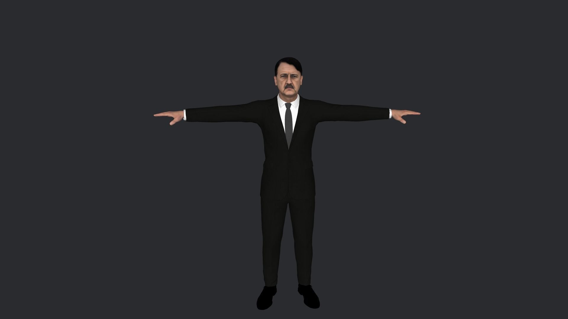 Adolf Hitler Hyper Realistic Full Body Fully Rigged 3D Character 3D ...