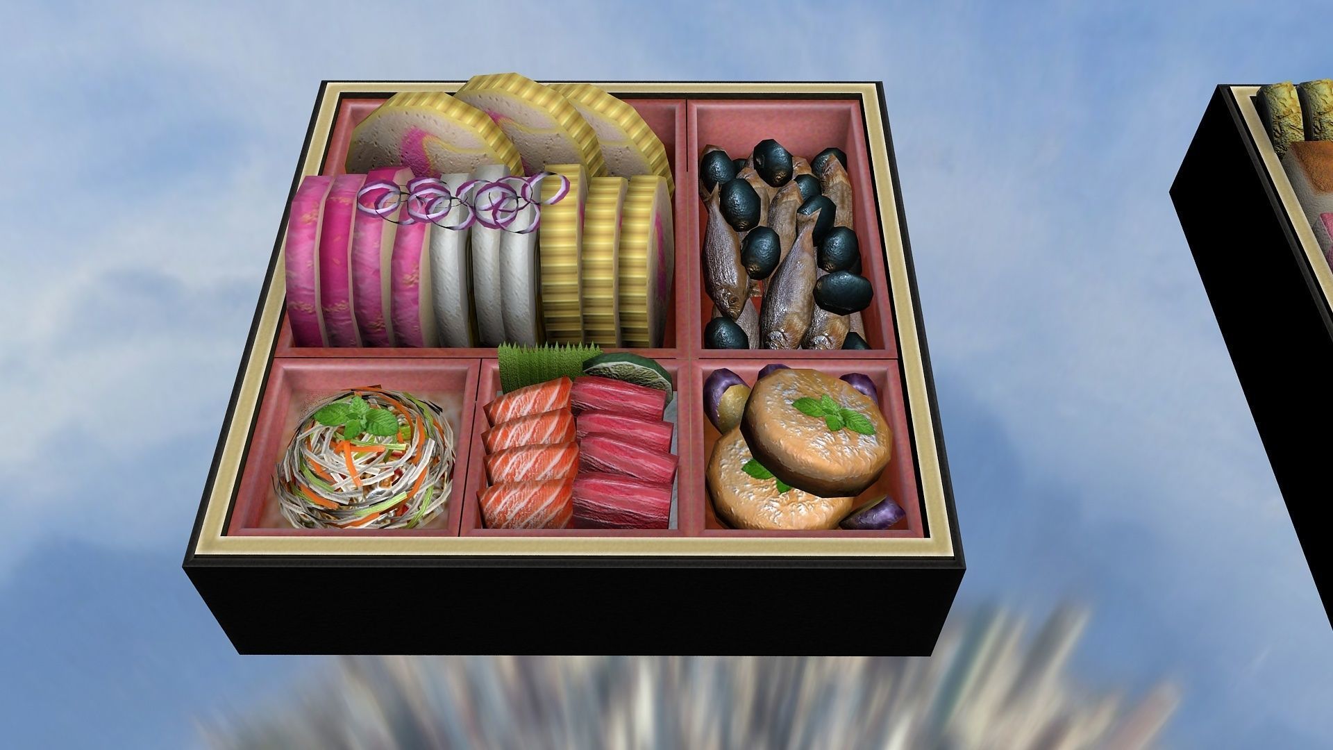 Japanese cuisine Osechi Oseti 3D model | CGTrader