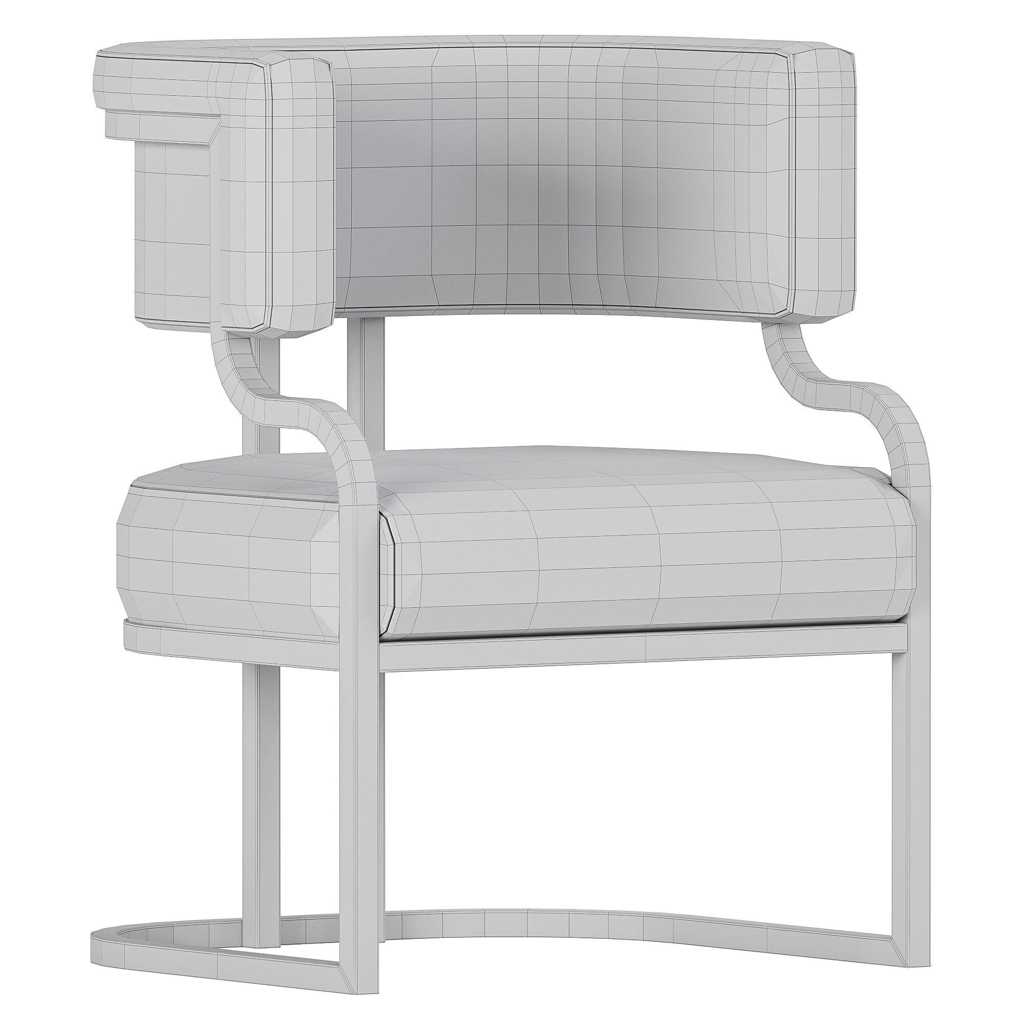 Light fixture faux modern chairs 3D model | CGTrader