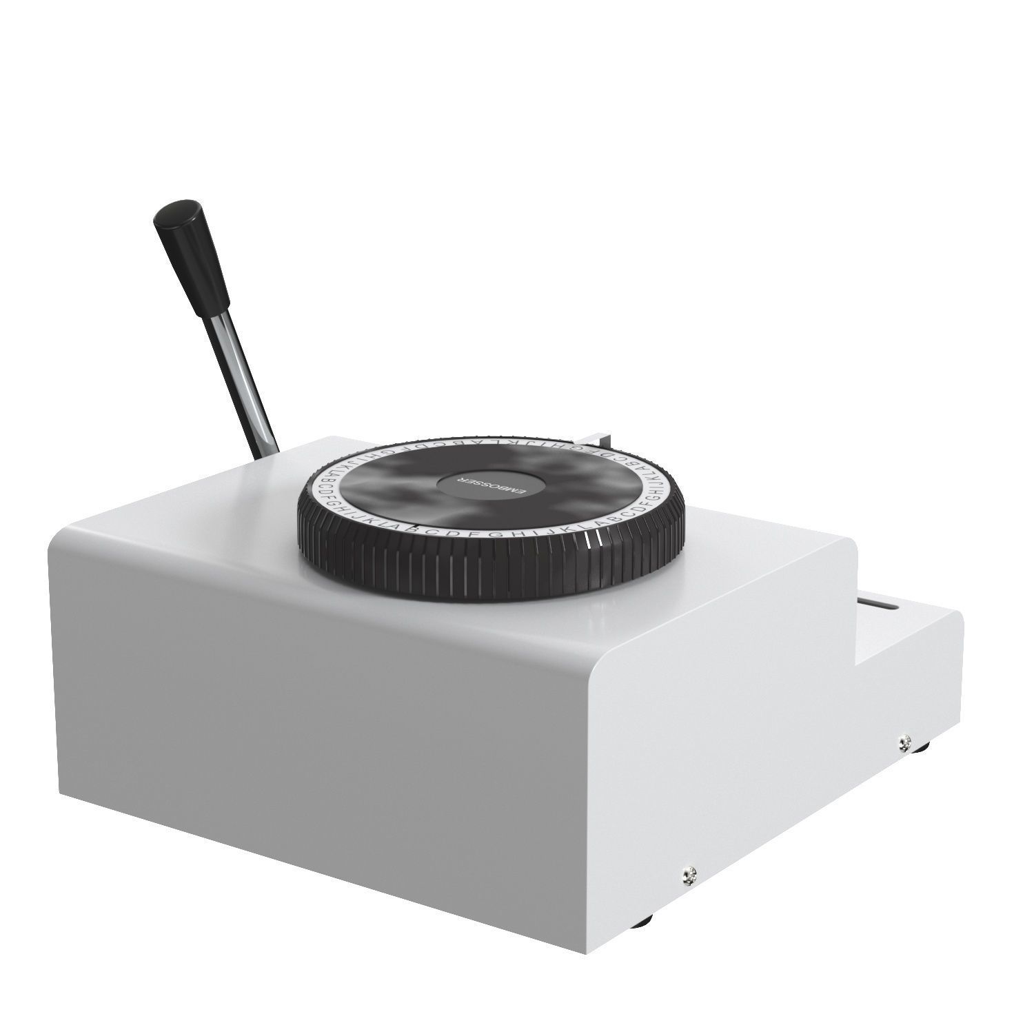 Happybuy Embossing Machine 72 Character Card Embosser 3D model | CGTrader