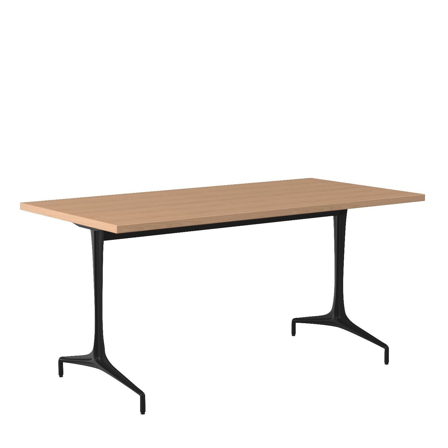 Edge Mount Locking Casters Serif Table 3D model | CGTrader