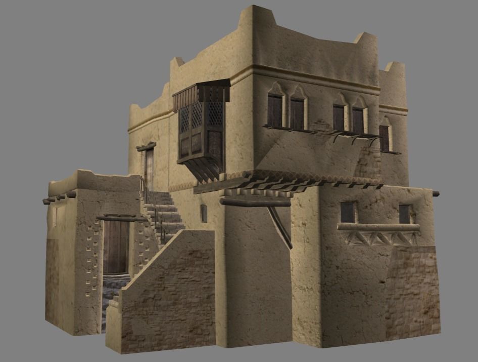 3D model Arabian - House Collection VR / AR / low-poly | CGTrader